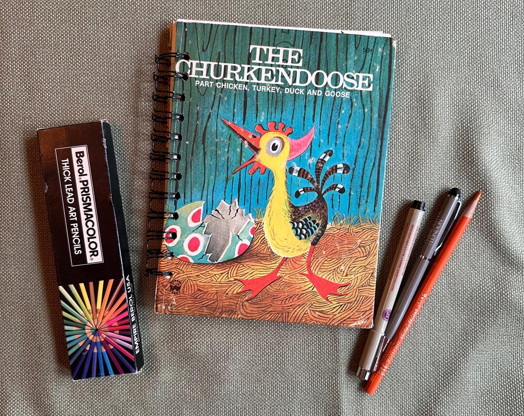 Repurposed Wacky "the Churkendoose" Book Interspersed With Blank Pages ...