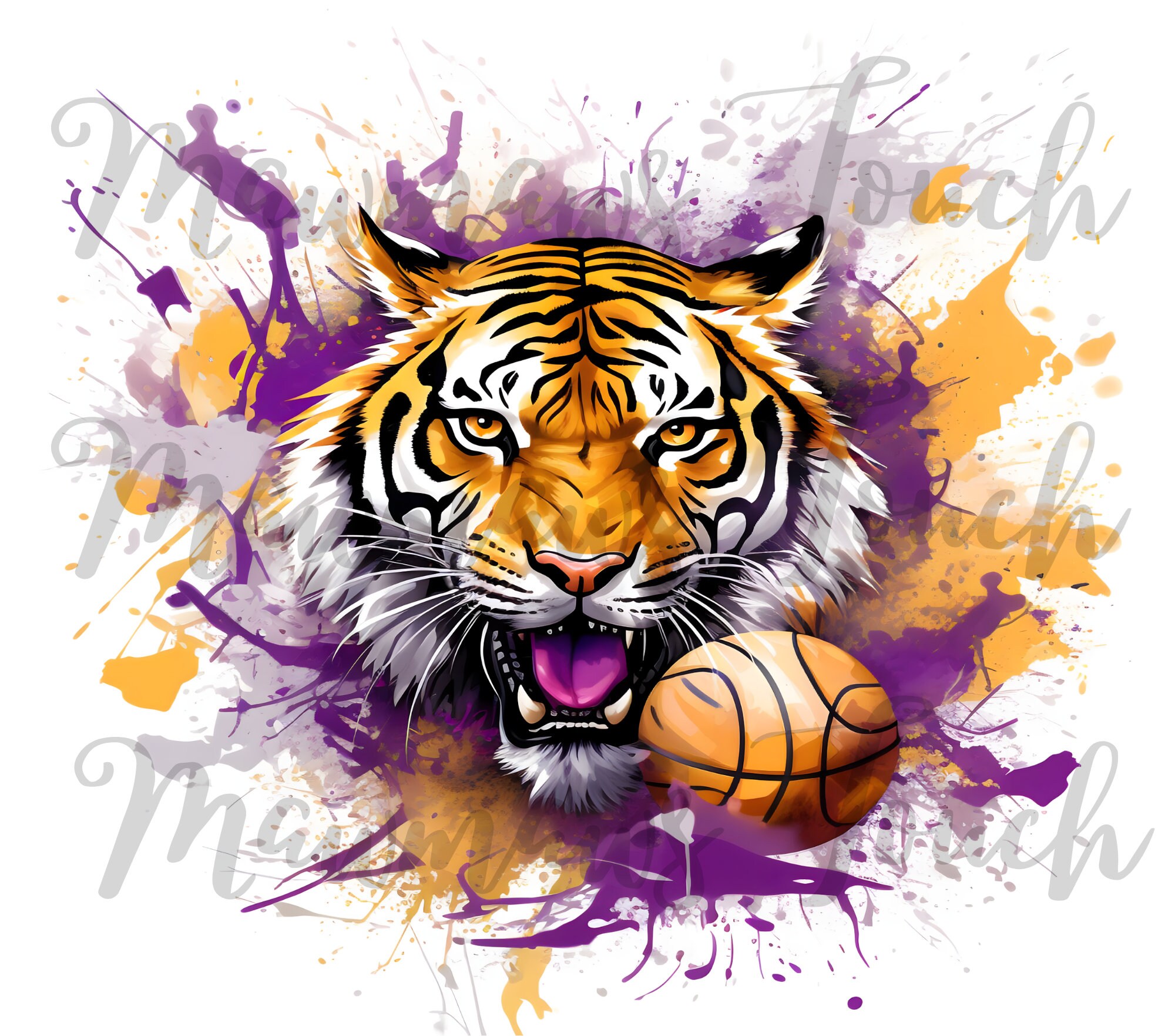 TIGER BASKETBALL Sublimation Wrap - Etsy