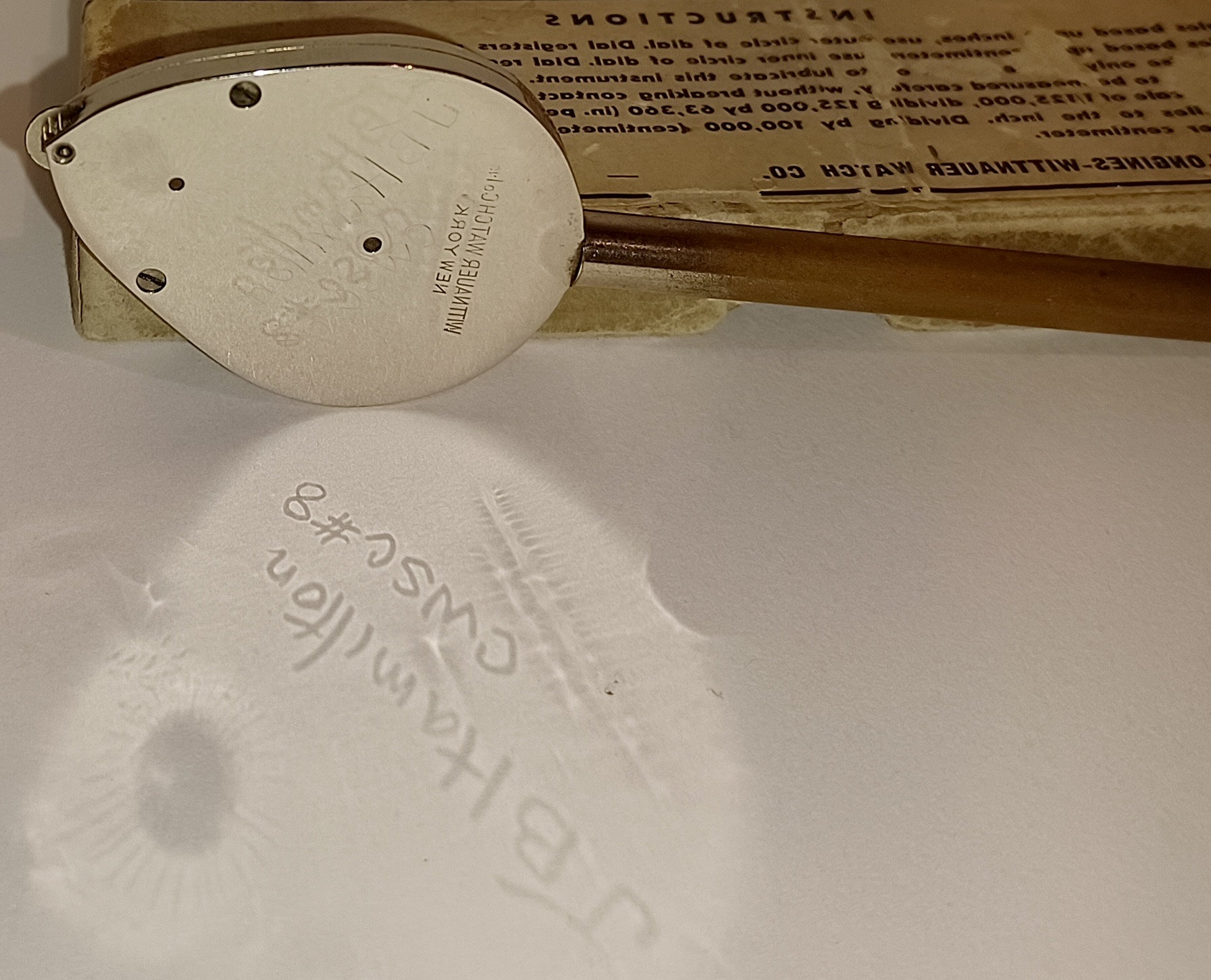 Opisometer Curvimeter Meilograph Map Measuring Tool Longines - Etsy