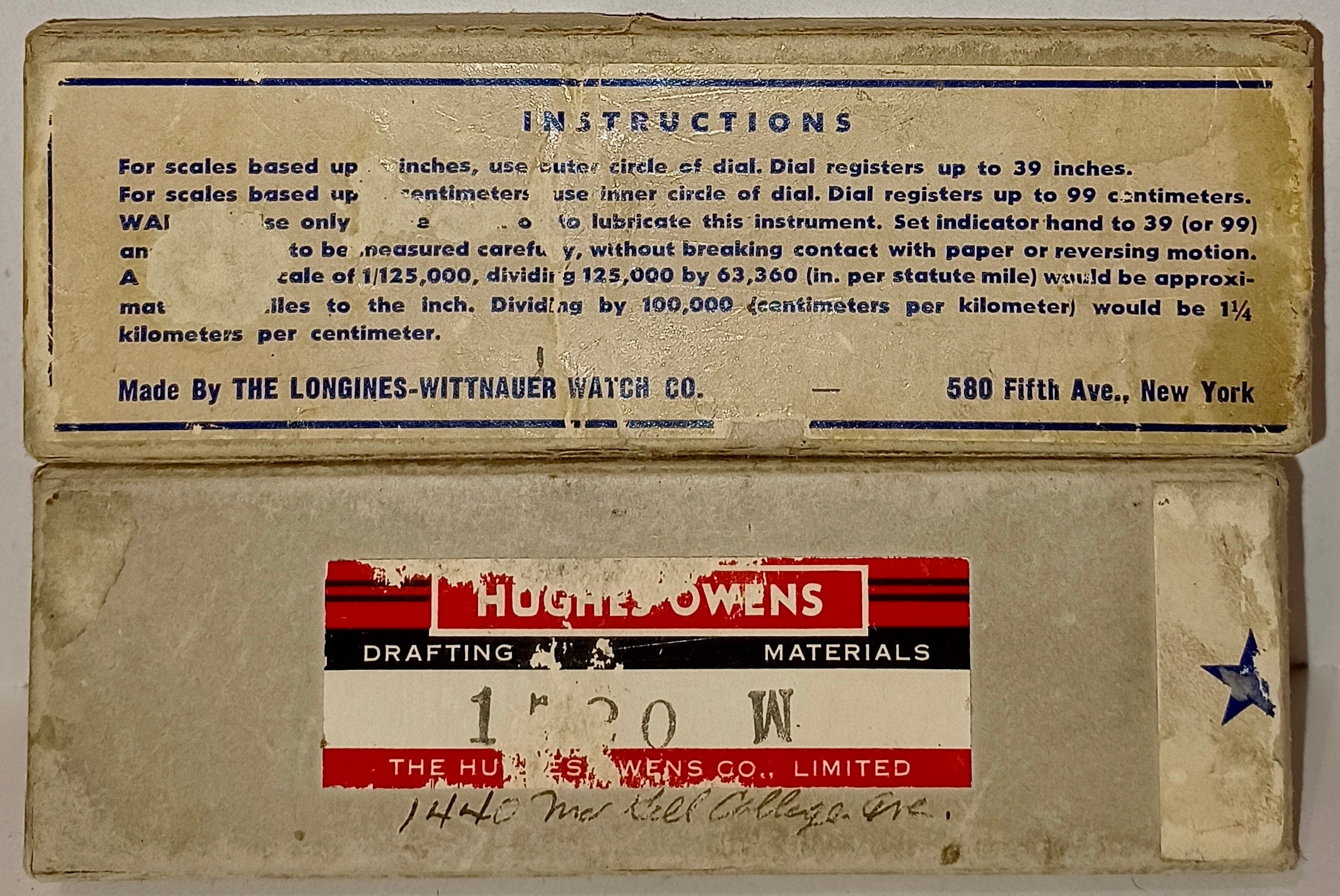Opisometer Curvimeter Meilograph Map Measuring Tool Longines - Etsy