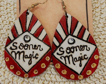 Upside Down Inverted Horns Hand Earrings - Etsy