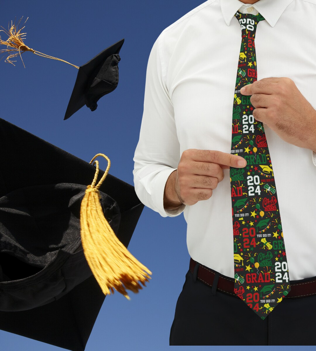 Black Pride 2024 Graduation Tie, African American Neck Tie, Black ...
