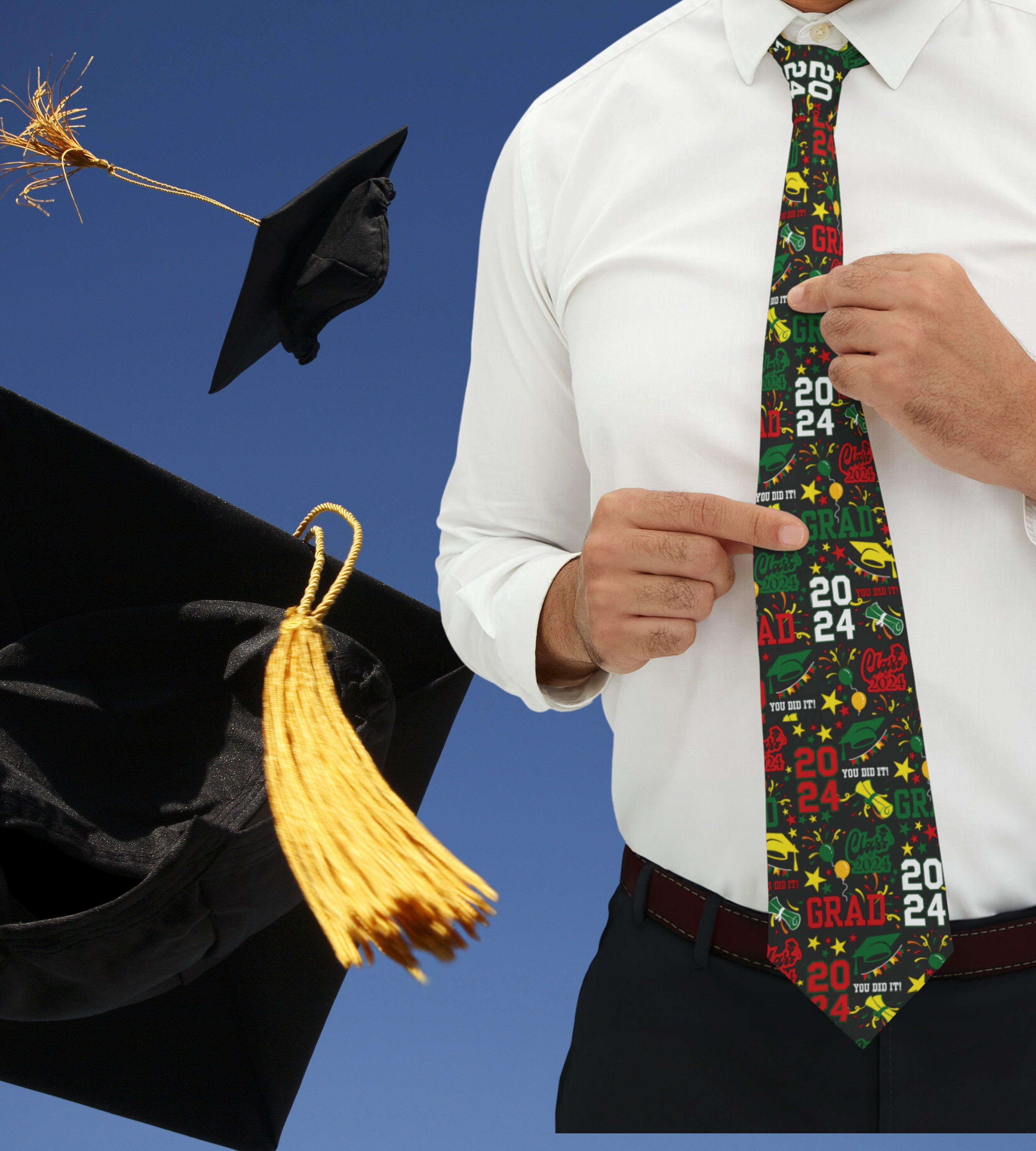 Black Pride 2024 Graduation Tie, African American Neck Tie, Black ...