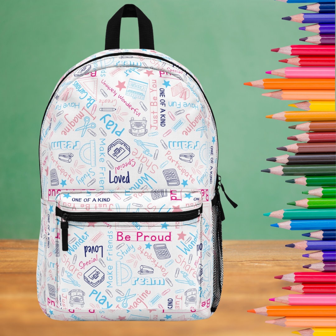 Transgender Pride Backpack, LGBTQ Affirming Messages Tote Bag, Trans ...