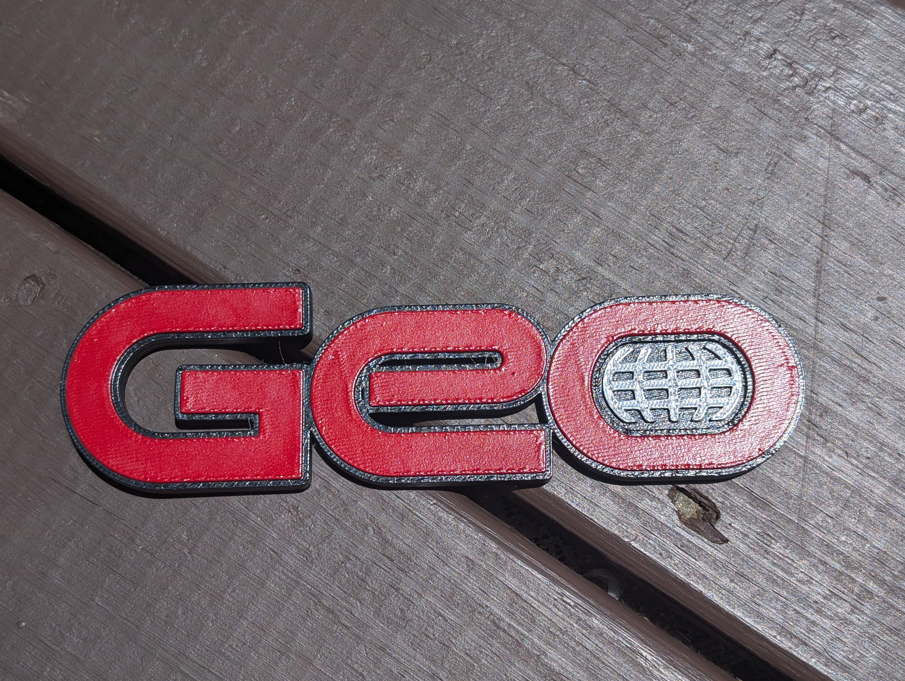 Customizable 3d-printed Geo Emblem for Vehicles Weather-resistant Car Badge With Custom Colors ...