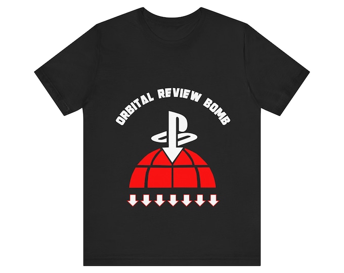 Helldivers 2 Orbital Review Bomb dark T-shirt Custom Video Game Apparel ...