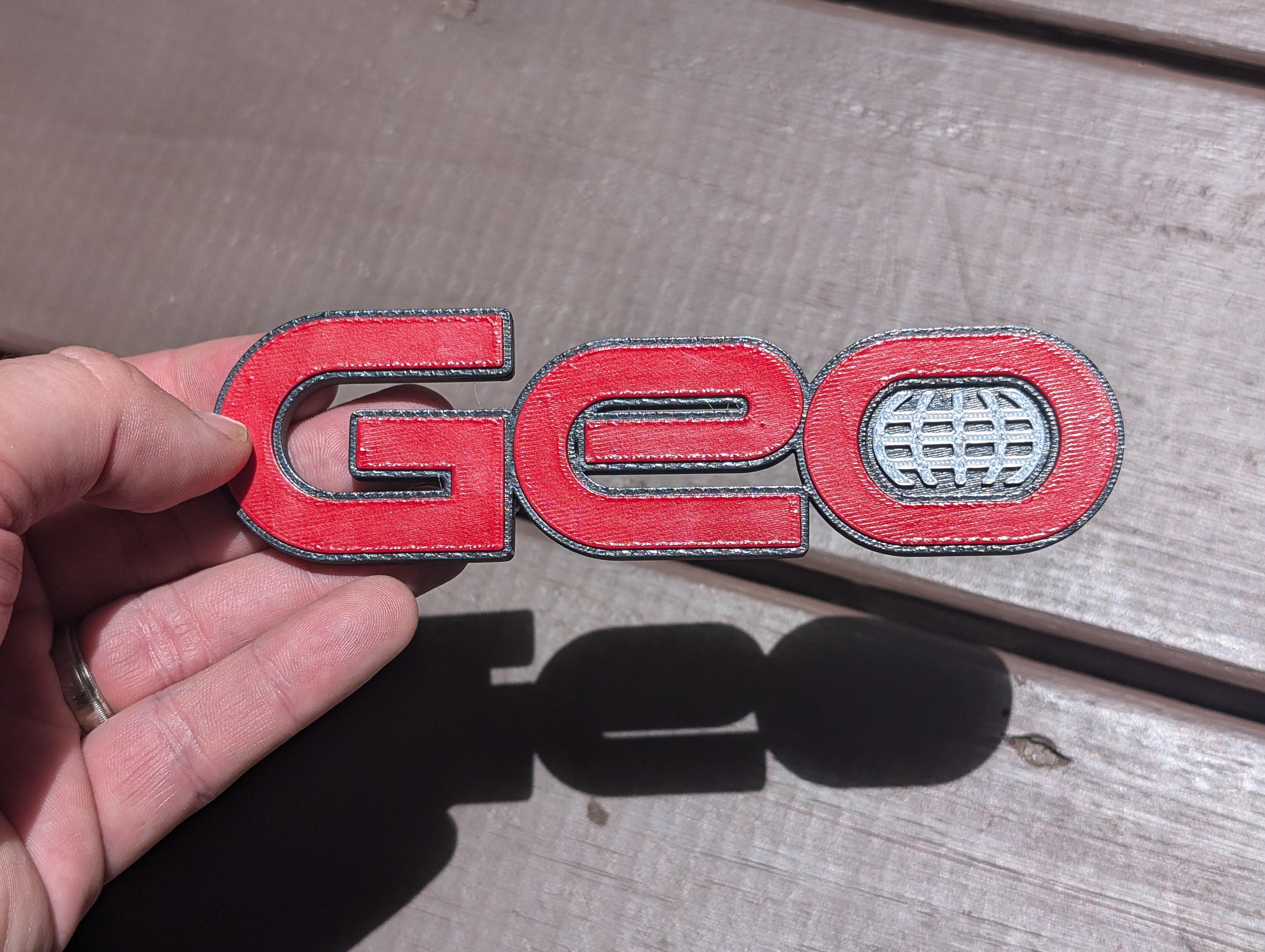 Customizable 3d-printed Geo Emblem for Vehicles Weather-resistant Car ...