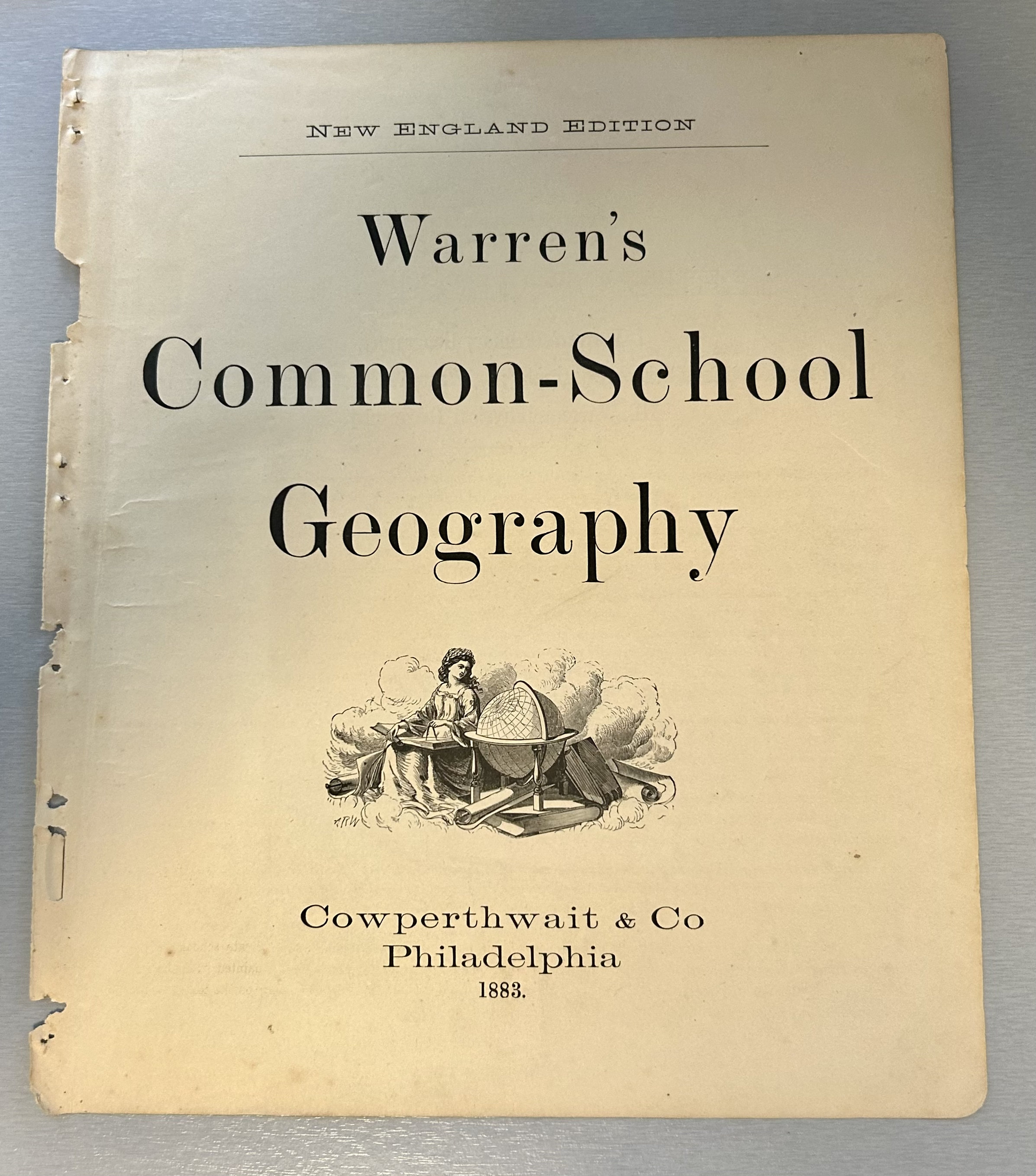 Eastern Hemisphere - Rare ORIGINAL Print From - Warren, William H ...