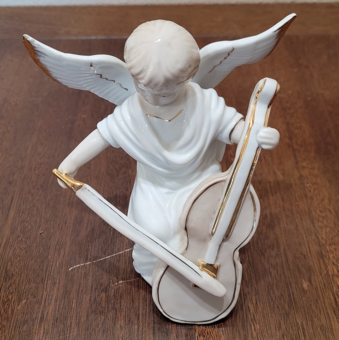 Vintage Porcelain Angel Figurine - Etsy
