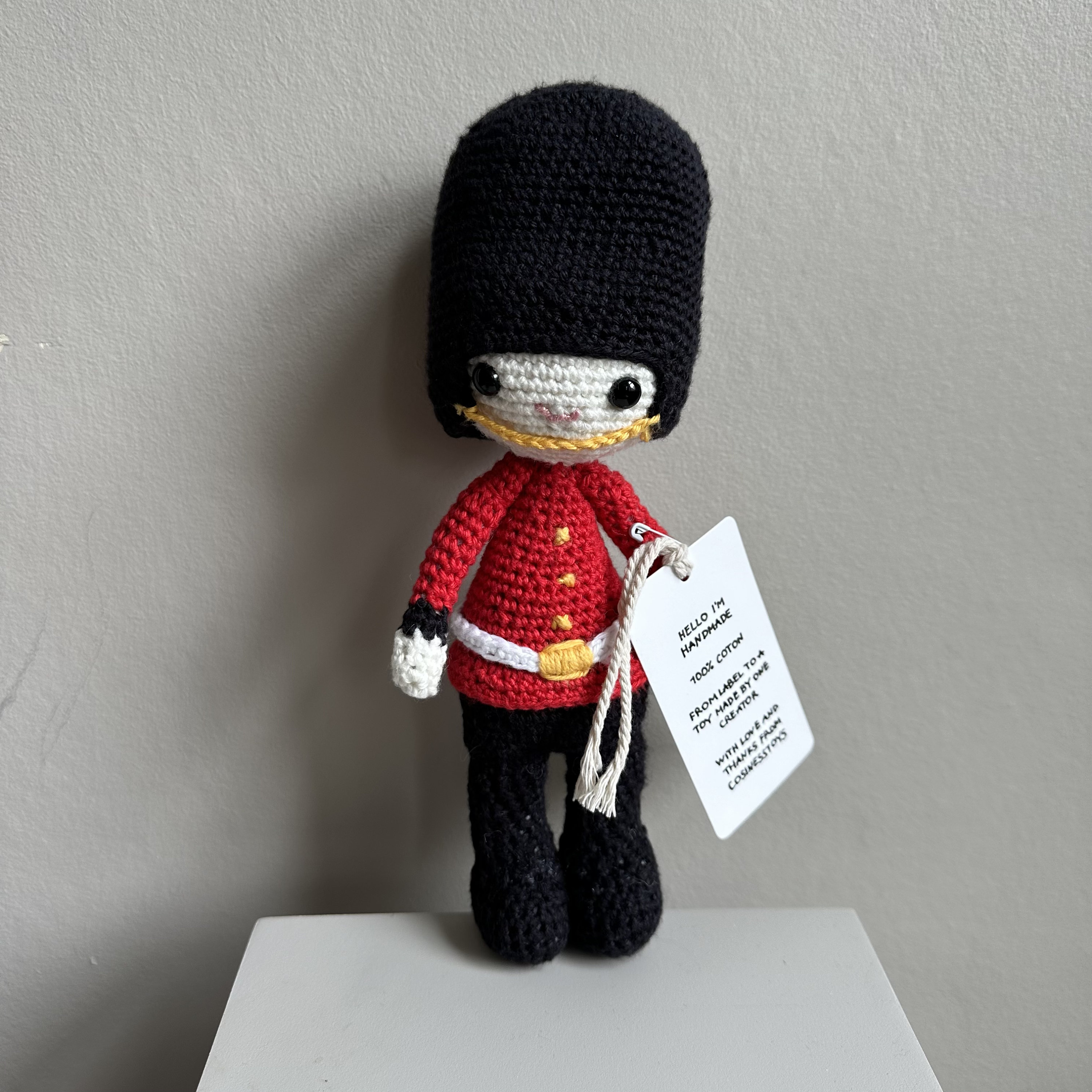 Royal Guard Amigurumi Doll, Crochet British Toy, Sentinel Doll, Crochet ...