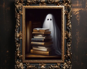 Ghost Wall Art Spooky Printable Vintage Poster Art Poster - Etsy