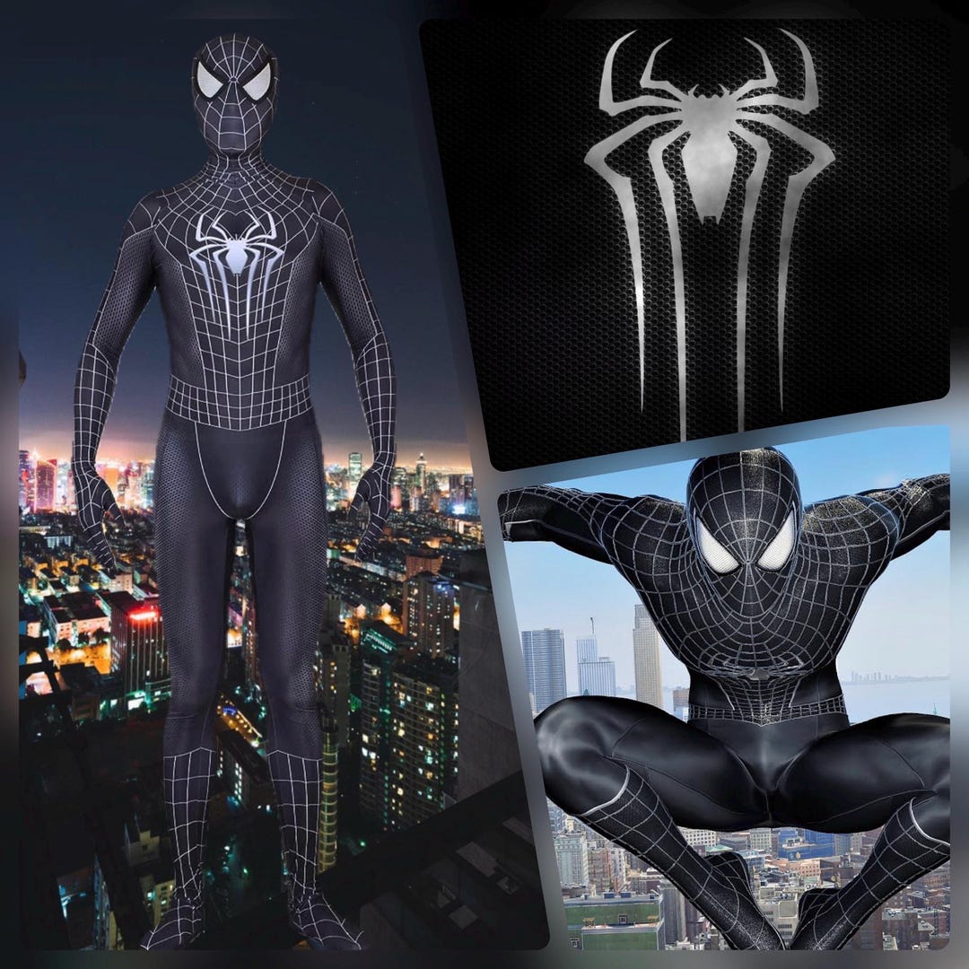 Black Tasm Spider Suit Cosplay Costume Amazing - Etsy