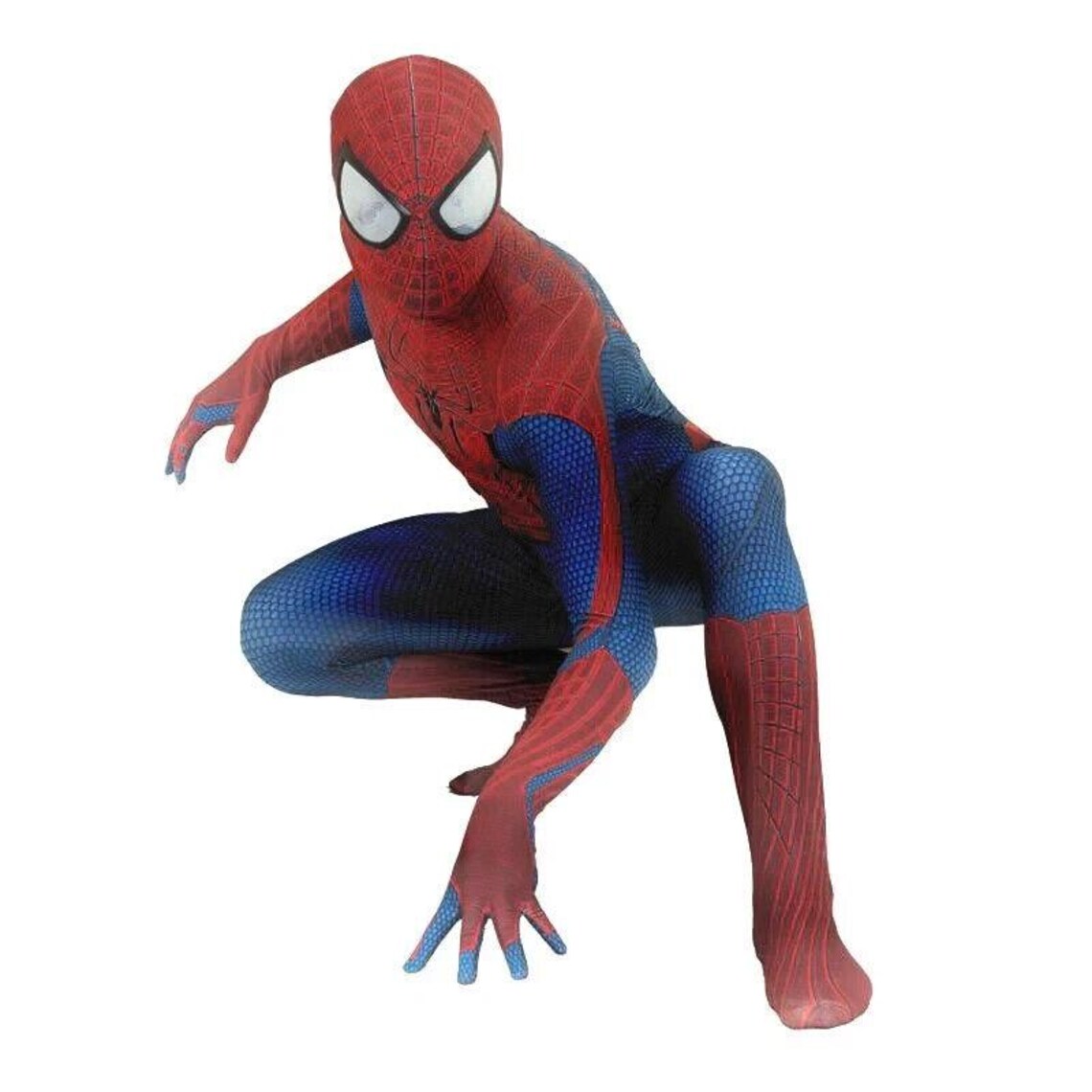 TASM 1 the Amazing Spider 1 Suit Cosplay Costume Detached Mask - Adult ...