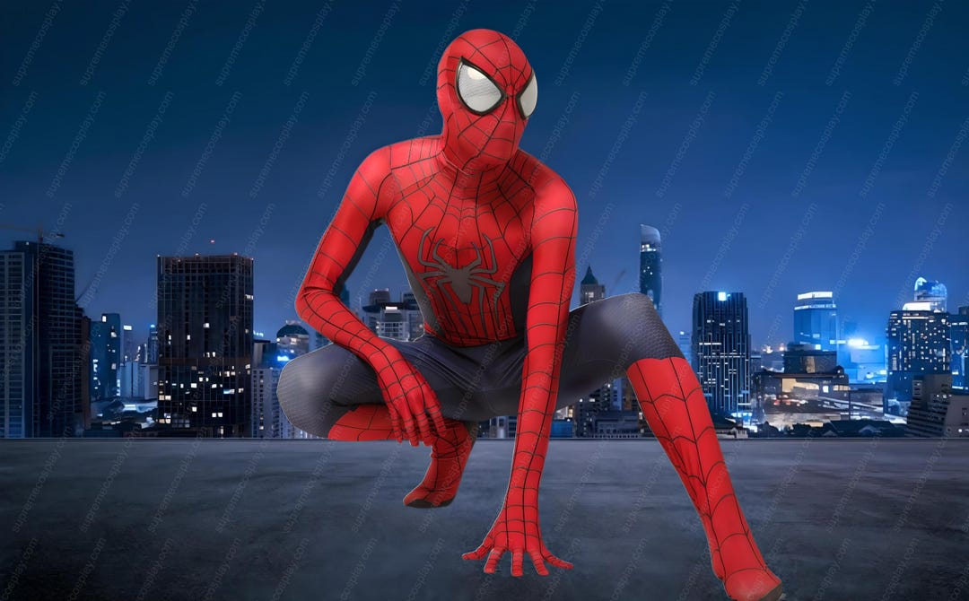 TASM 2 the Amazing Spiderman 2 Suit Cosplay Costume (ADULT) - Etsy