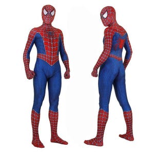 Original Spider Suit Cosplay Costume Detached Mask Tobey - Etsy