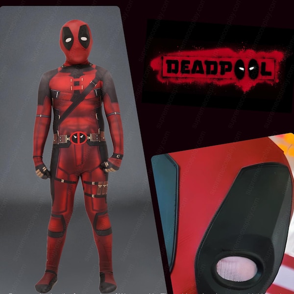 Realistic Deadpool Costume - Etsy