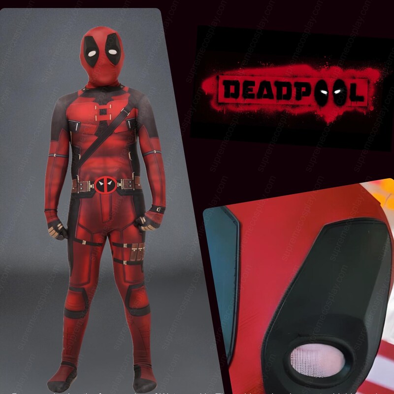 Realistic Deadpool Costumes - Etsy