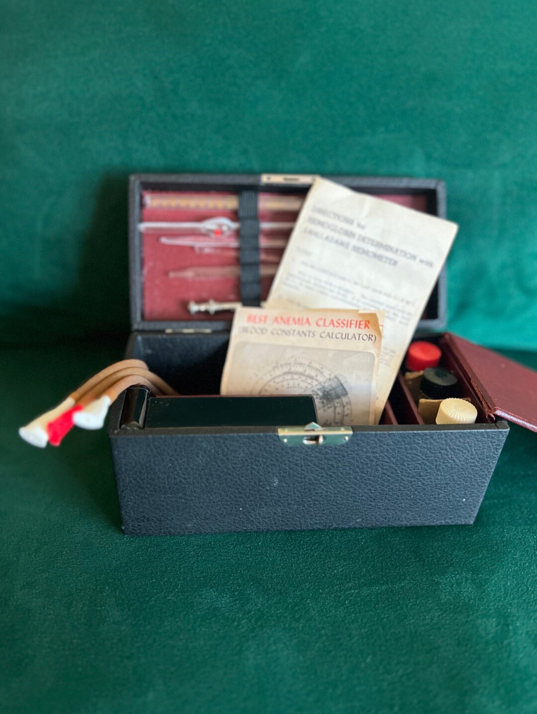 Vintage 1950's Blood Testing Kit - Etsy