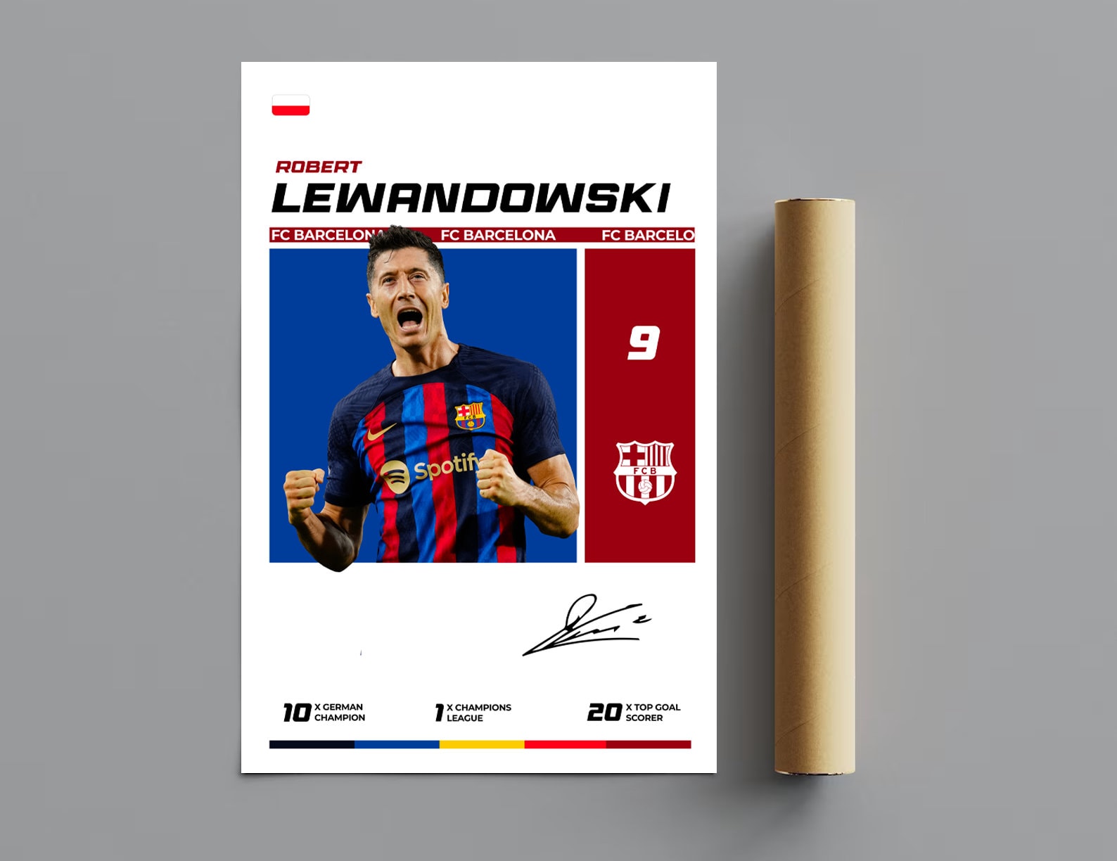 Robert Lewandowski Poster, Minimalist Poster, Sports Poster, Wall Art ...