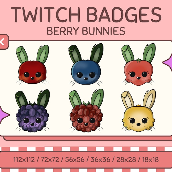 Blueberry Twitch Overlay - Etsy