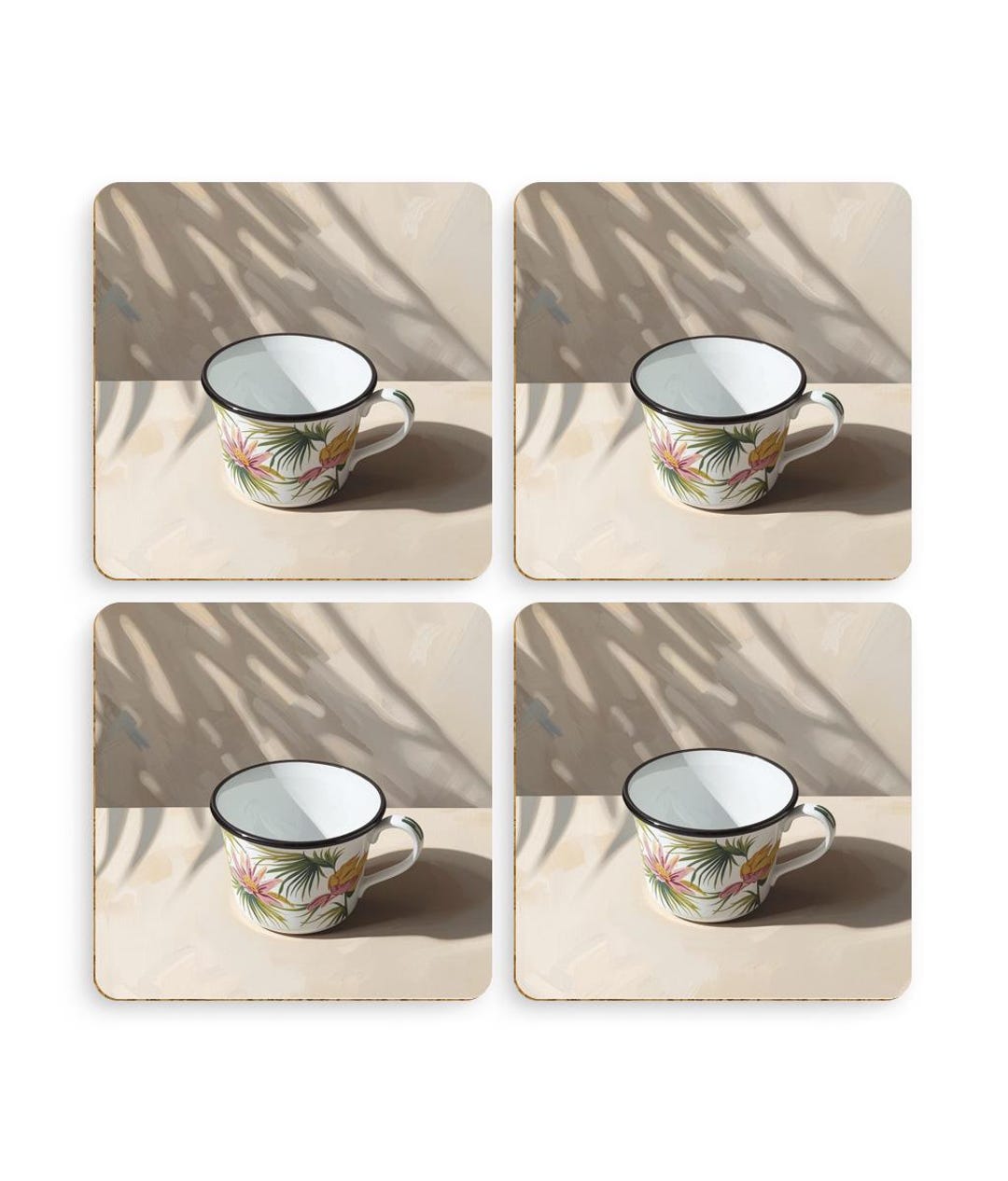 Caribbean Inspired Coasters, Tropical Vibes, Island Home Accessories ...