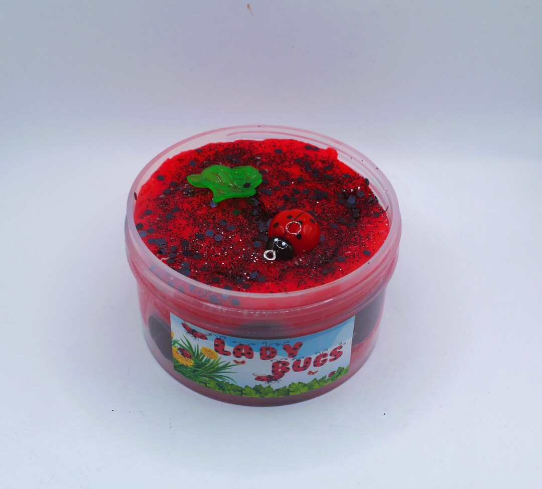 Lady Bugs ~ Icee X Clay Slime ~ Sensory Play - Etsy