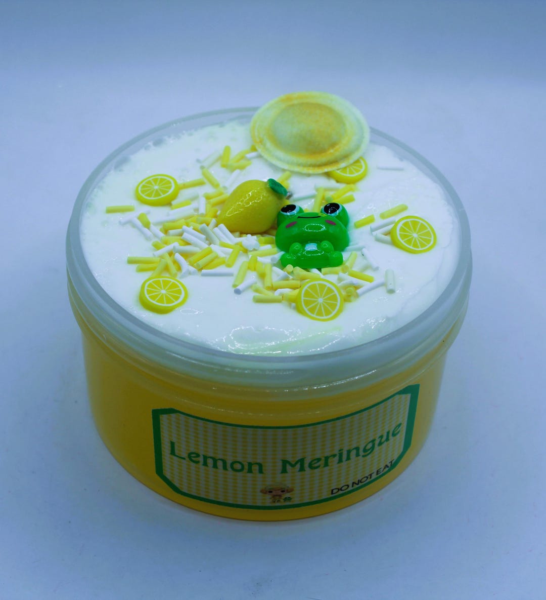 Lemon Meringue Slime ~ Jelly ~ Good Vibes Slime ~ Slime Shop - Etsy