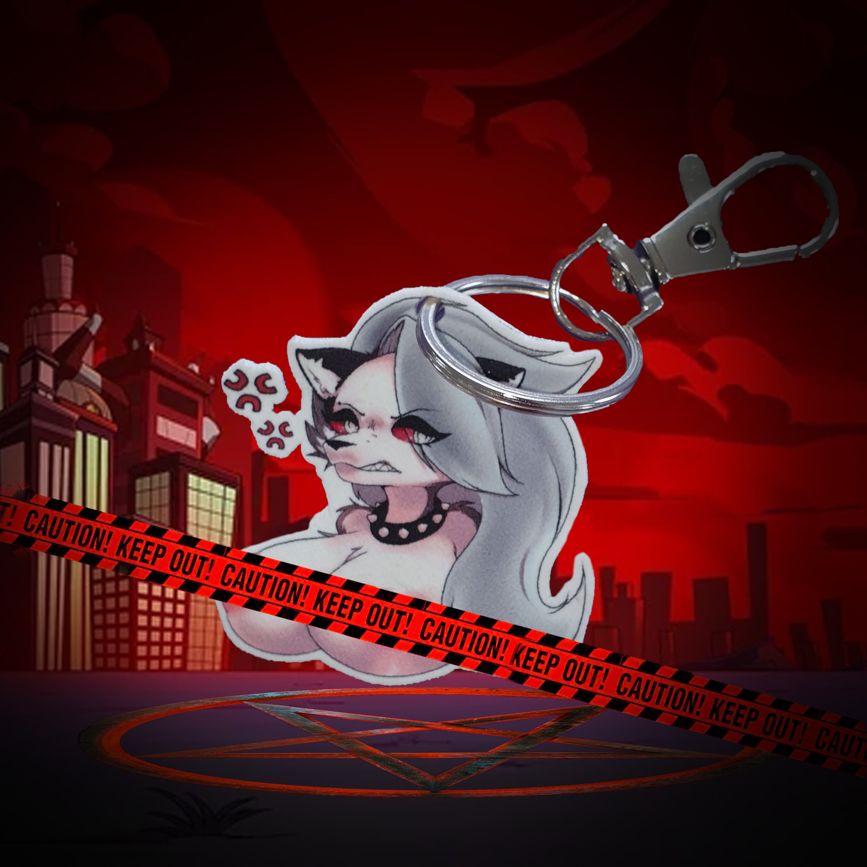 Loona Keychain Nsfw Helluva Boss Loona Helluva Boss Loona Helluvaboss Helluvaboss 25in Nsfw