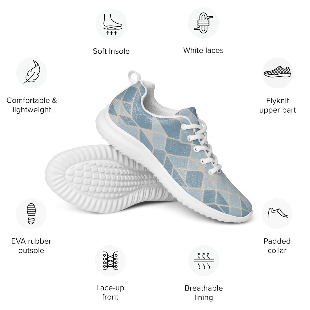 Women’s Athletic Shoes "cubic Dimensions" - Etsy