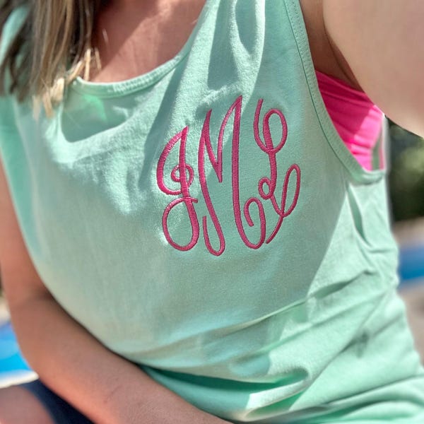 Neon Pink Tank Top - Etsy