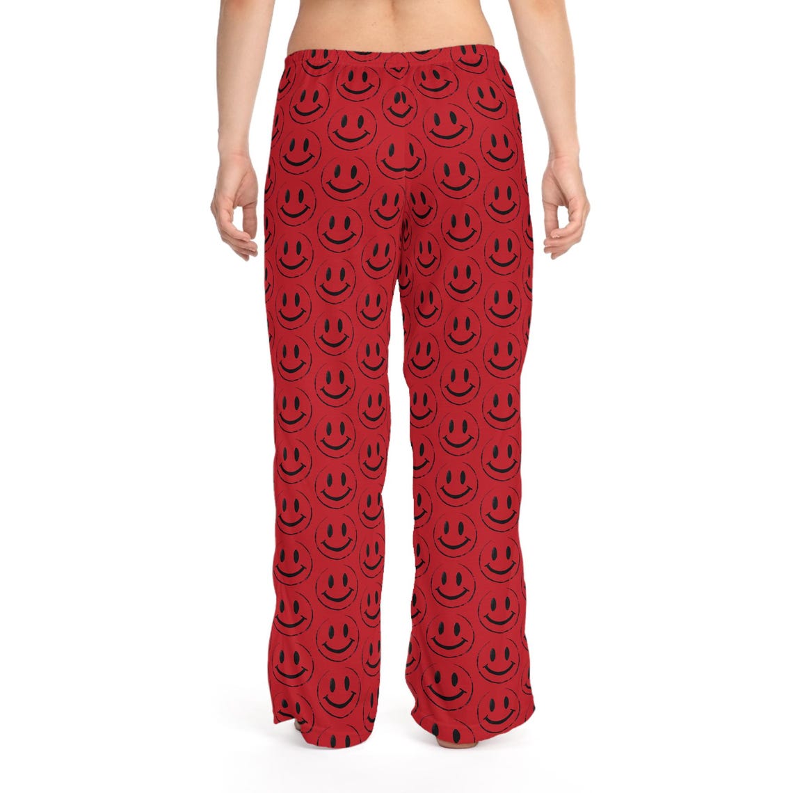Smiley Face Pajama Pants: Women's Polyester Lounge Bottoms - Etsy