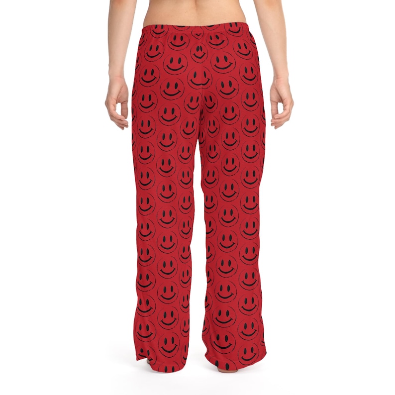 Smiley Face Pajama Pants: Women's Polyester Lounge Bottoms - Etsy