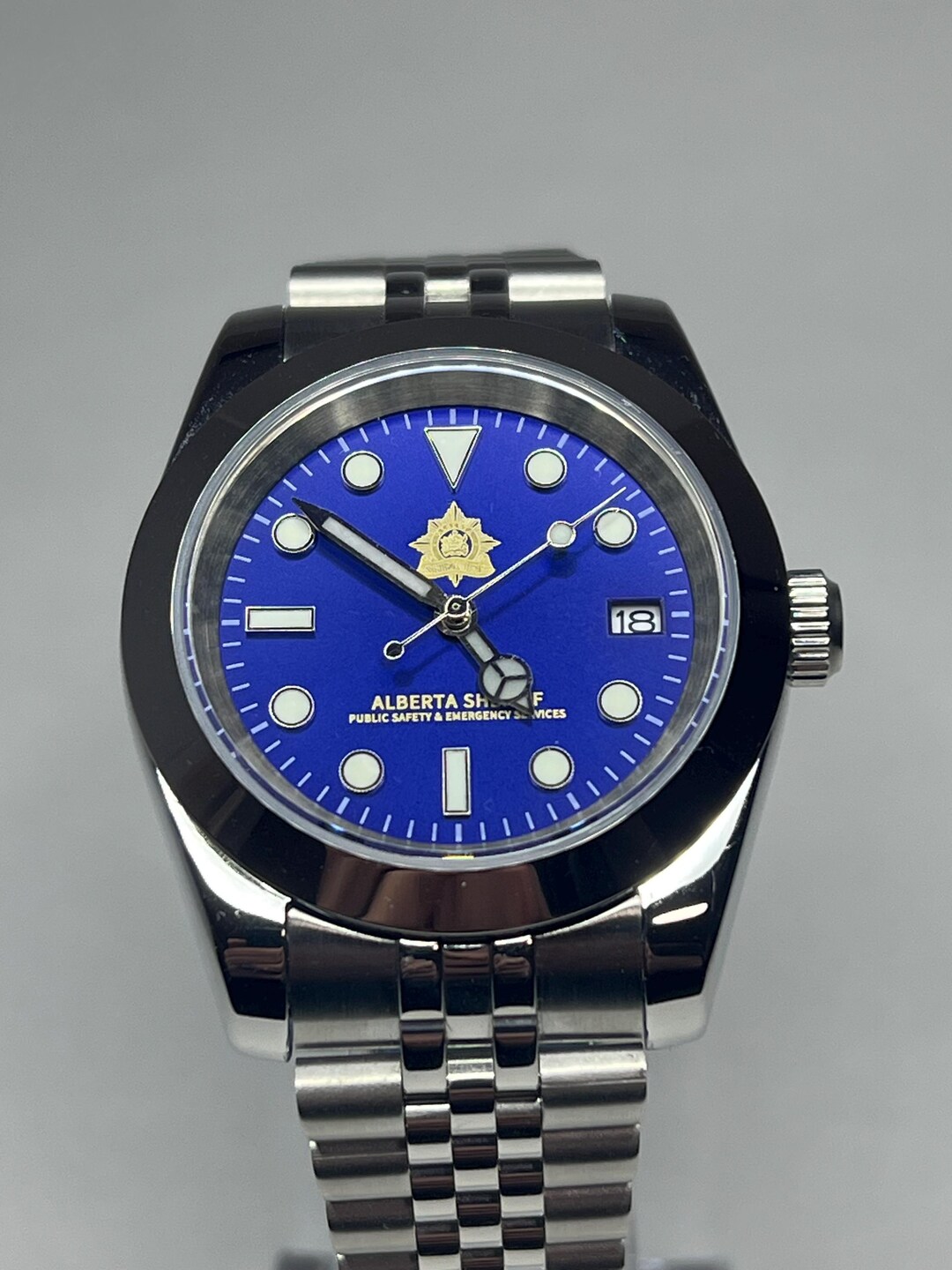 Alberta Sheriff's Custom Watch | 40mm Explorer Case | Japanese Movement ...