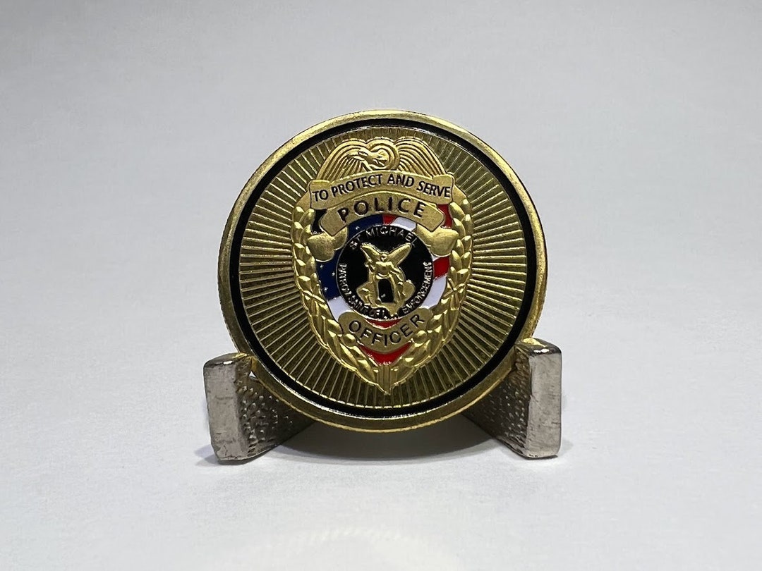 Police Officer Challenge Coin Police Badge Coin to Protect - Etsy