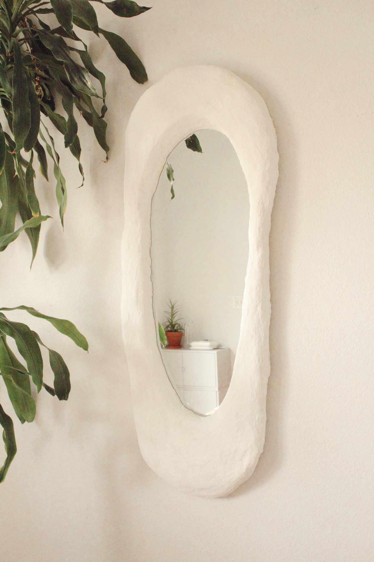 Full Length Organic Plaster Mirror - Etsy