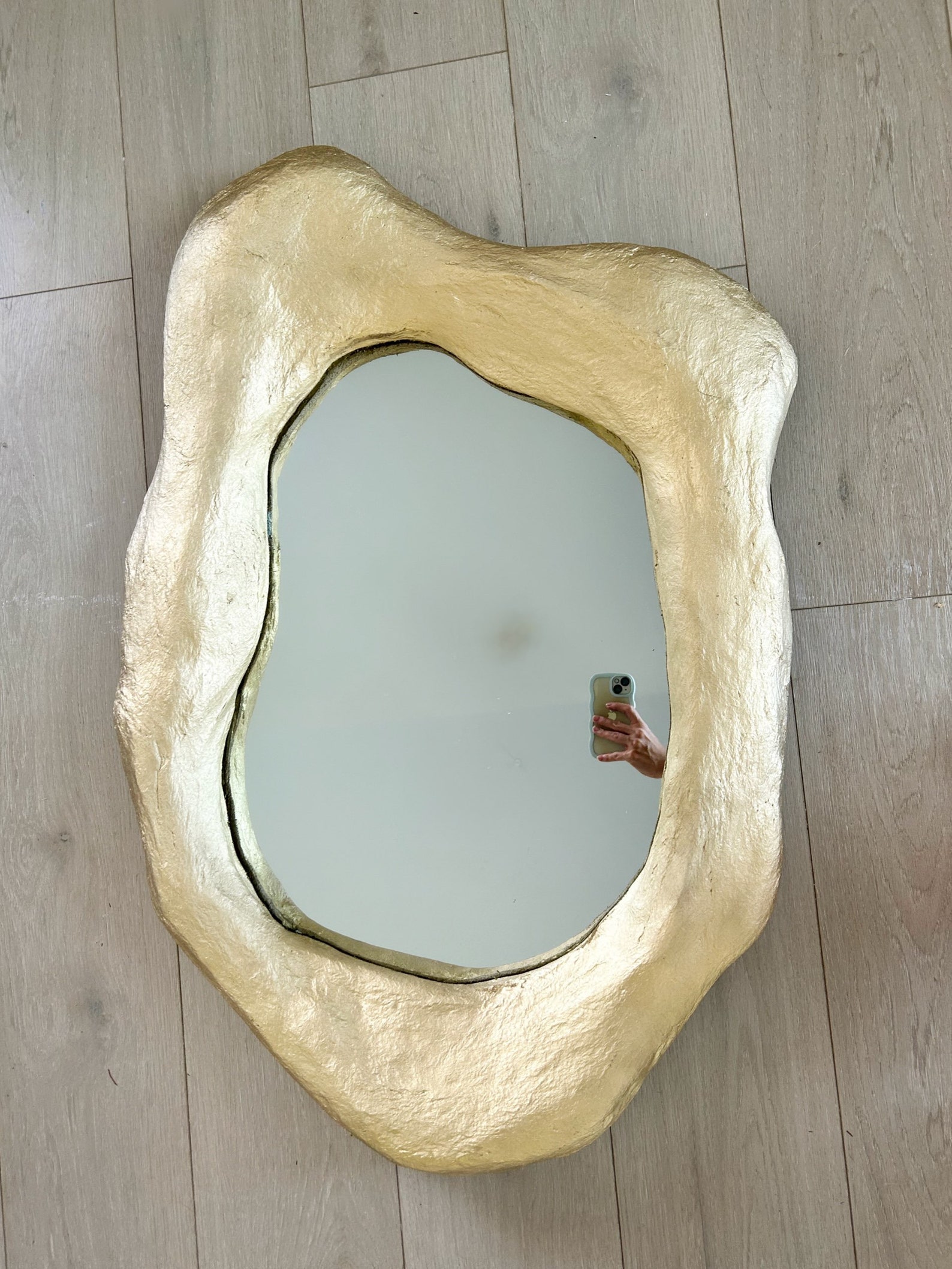 Asymmetrical Plaster Mirror - Etsy