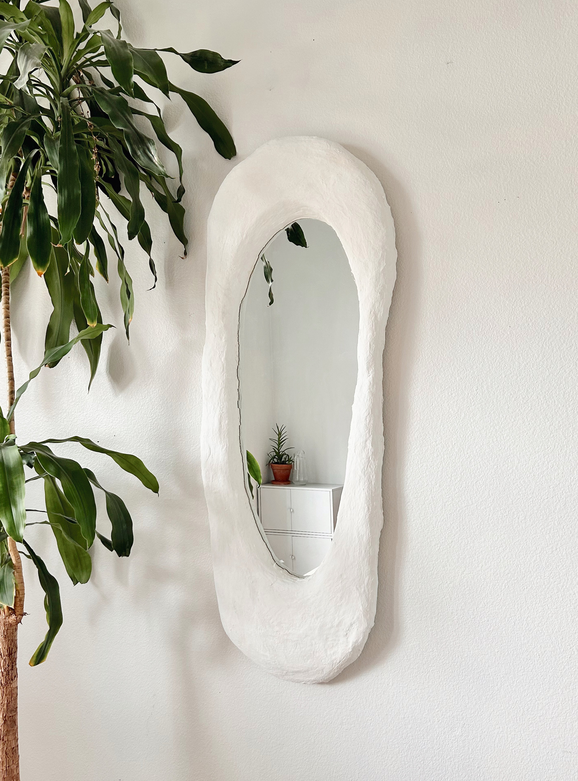 Full Length Organic Plaster Mirror - Etsy