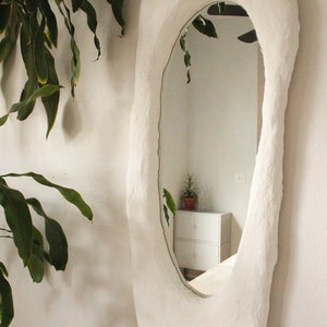 Full Length Organic Plaster Mirror - Etsy