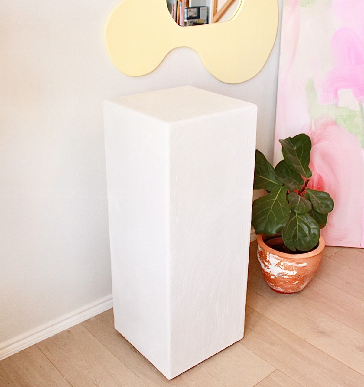 Plaster Pedestal Column - Etsy