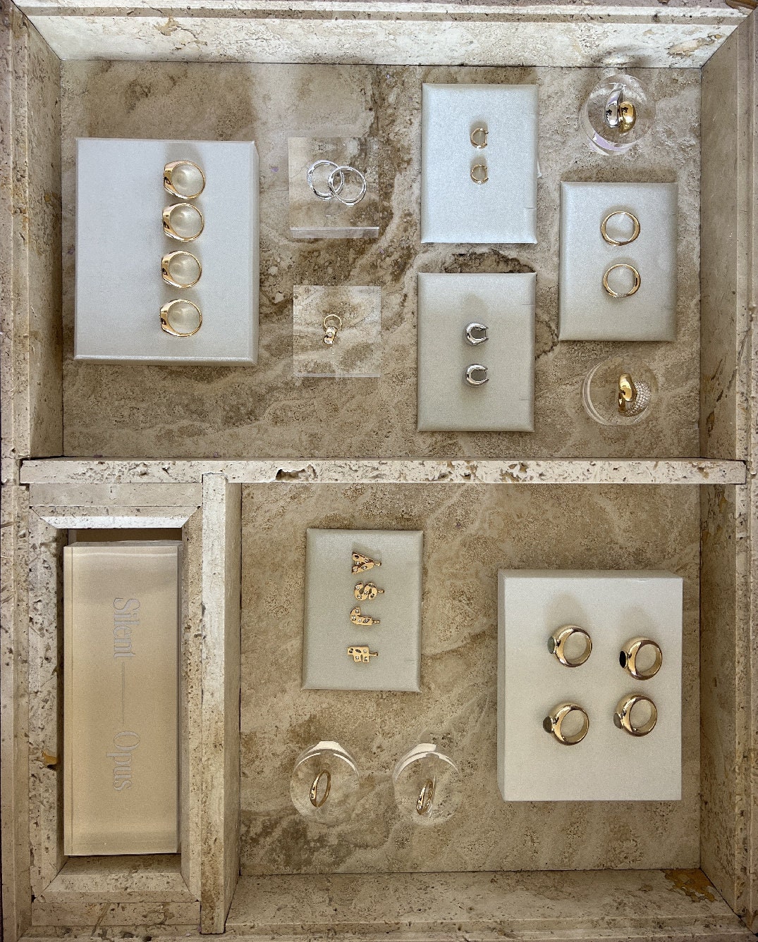 Custom Travertine Jewelry Display Case - Etsy