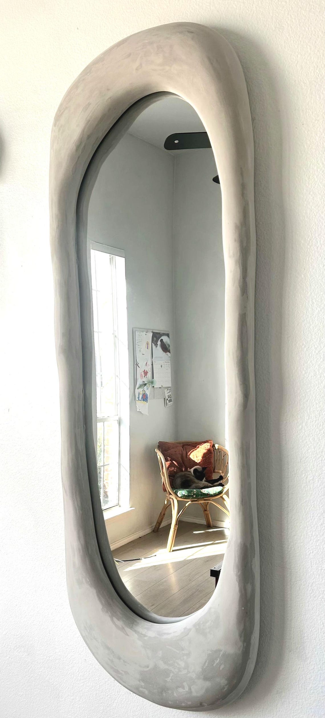 Full Length Organic Plaster Mirror - Etsy