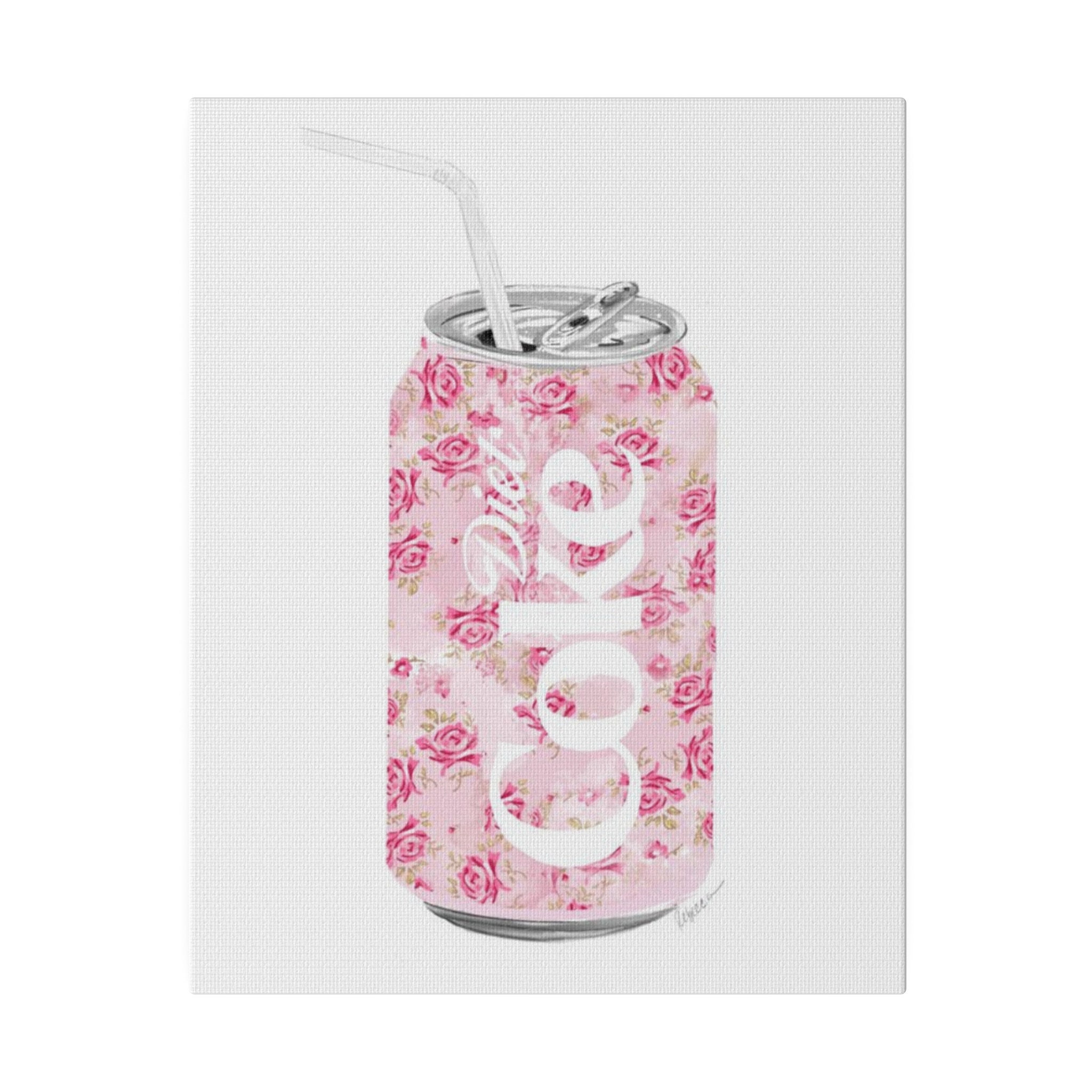 Rose Diet Coke Matte Canvas, Stretched - Etsy