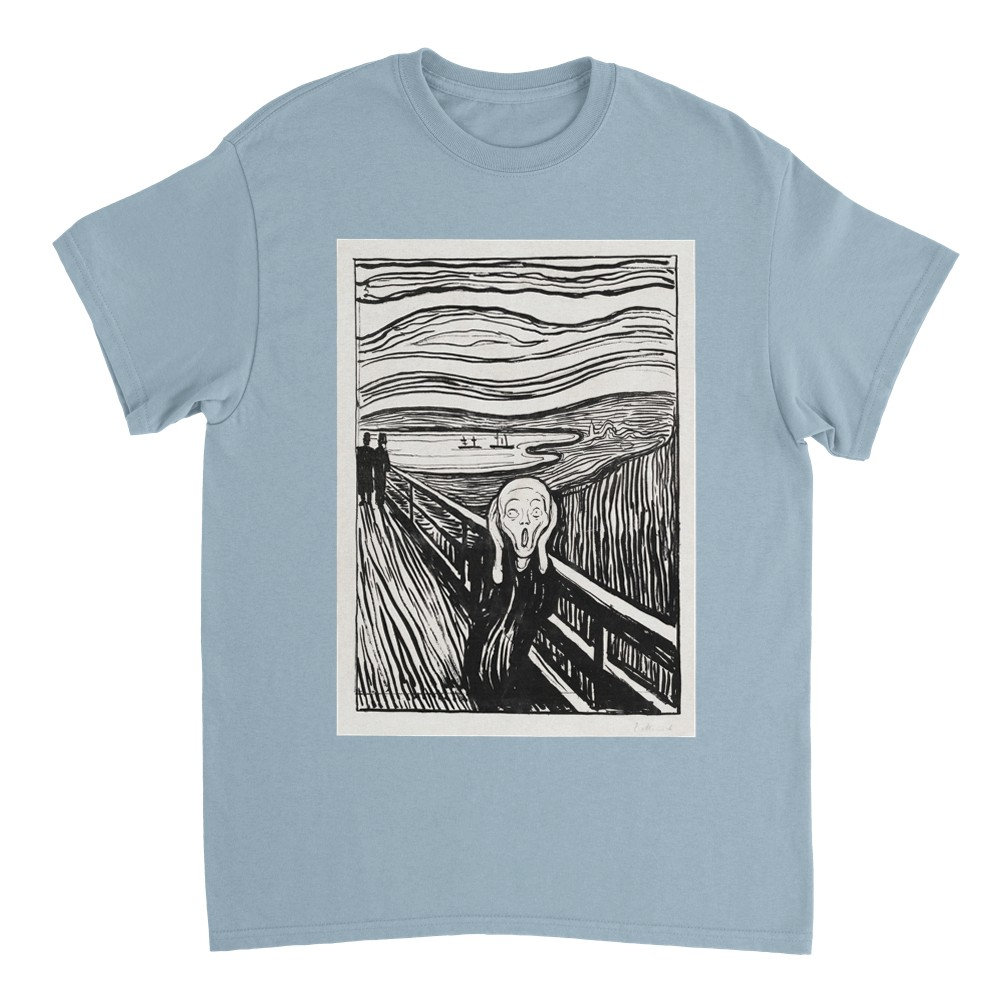The Scream Edvard Munch Norwegian Norway Vintage Art Illustration ...