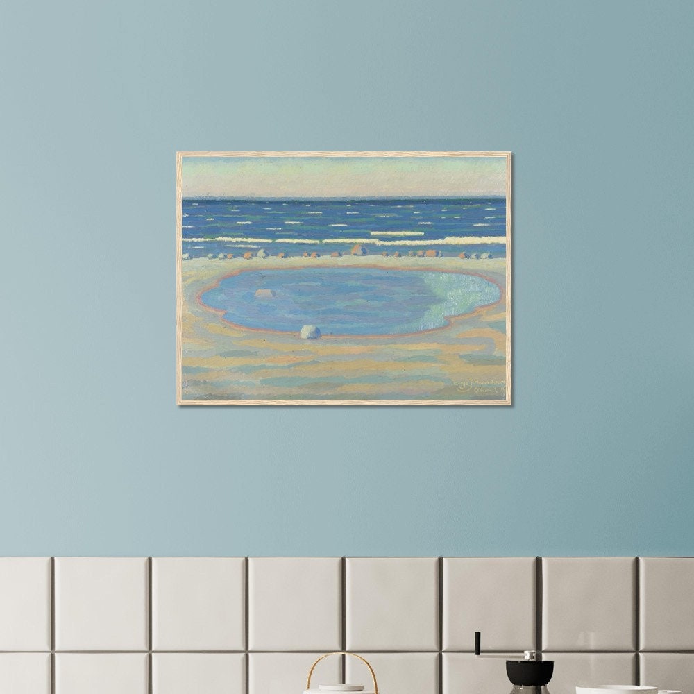Öland Beach Strand Sweden Island Vintage Swedish Art Helge - Etsy