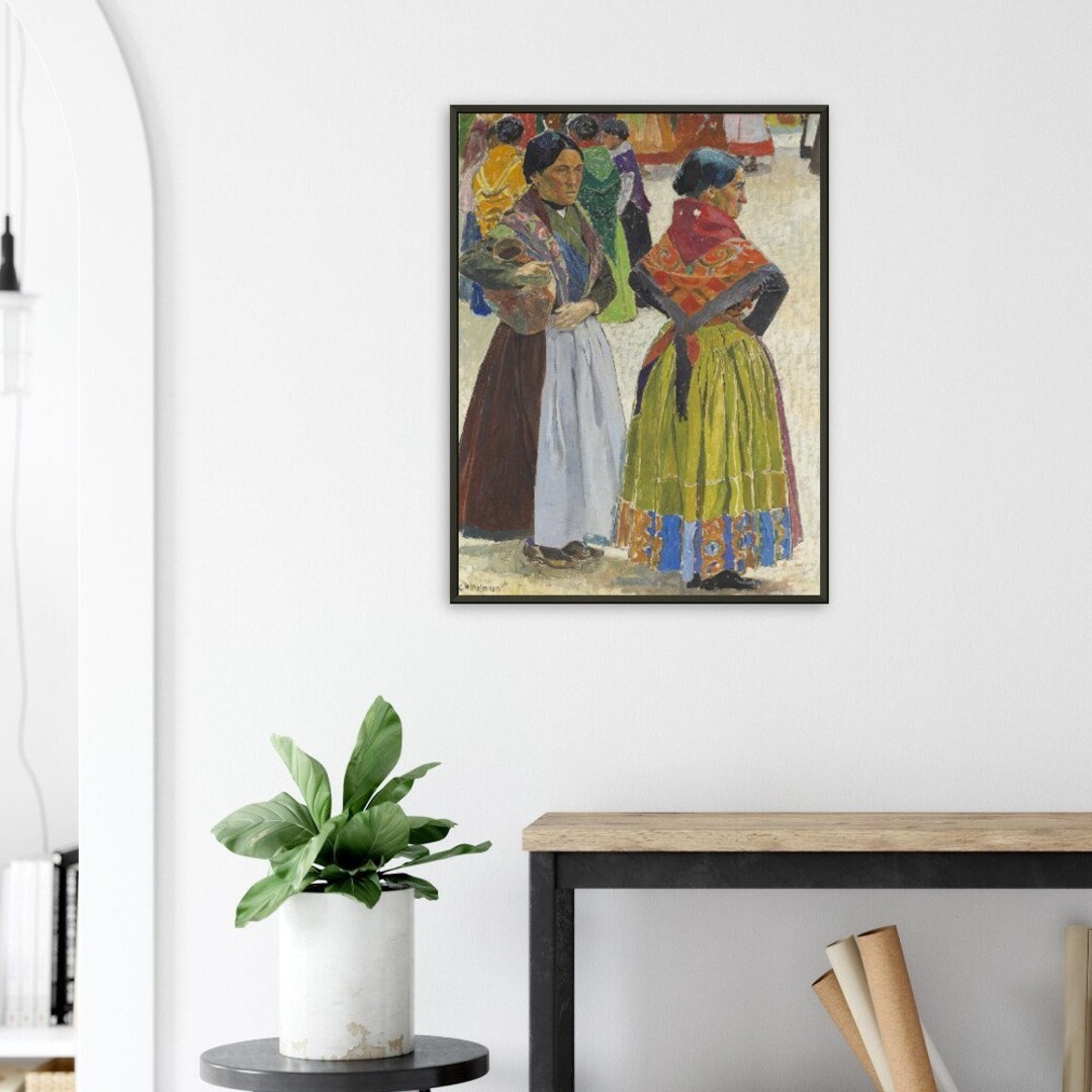 Spanish Women Spain Vintage Swedish Art Carl Wilhelmson Premium Matte ...