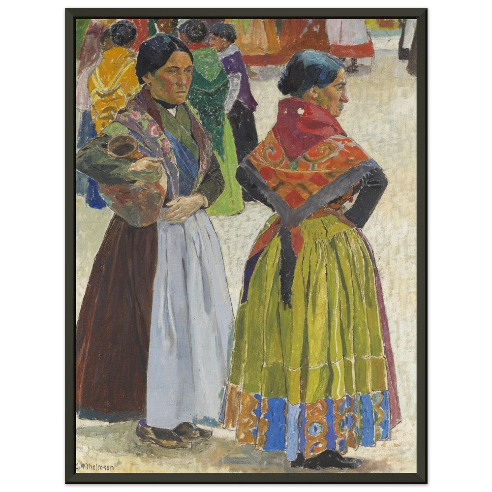 Spanish Women Spain Vintage Swedish Art Carl Wilhelmson Premium Matte ...