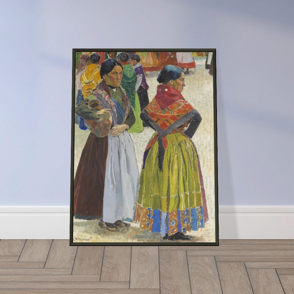 Spanish Women Spain Vintage Swedish Art Carl Wilhelmson Premium Matte ...