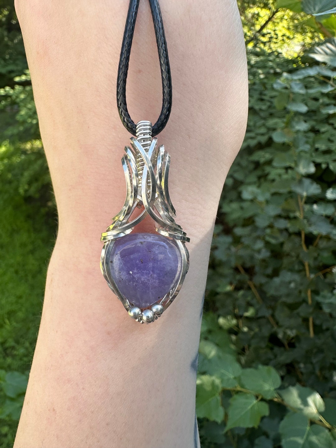 Rare Hackmanite Color Changing Silver Pendant - Etsy