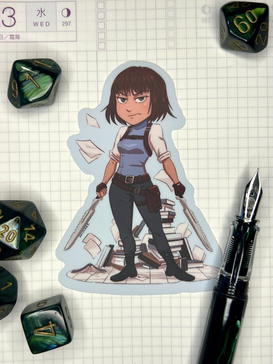 The Locked Tomb Camilla Hect Sticker - Etsy