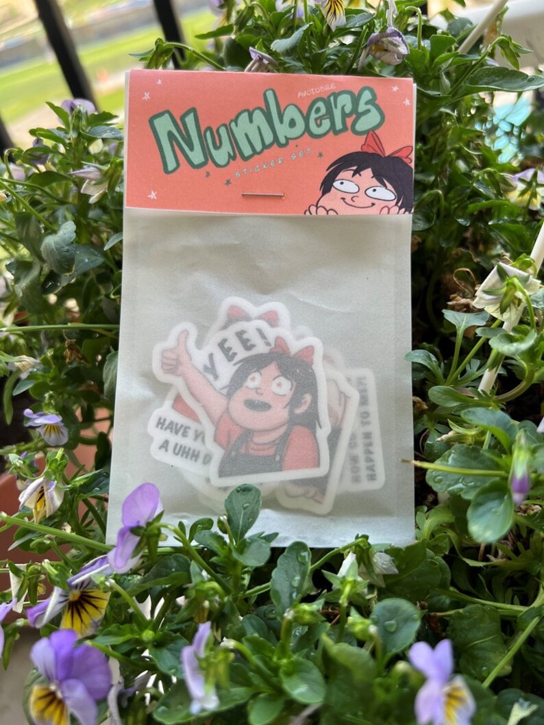 Numbers Sticker Set - Etsy